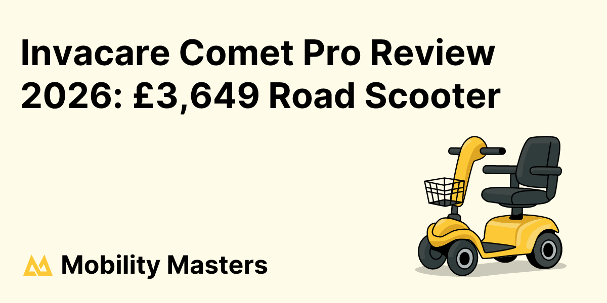 Invacare Comet Pro Review 2026: £3,649 Road Scooter | Mobility Masters