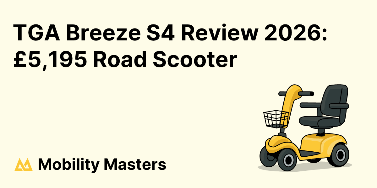 TGA Breeze S4 Review 2026: £5,195 Road Scooter | Mobility Masters